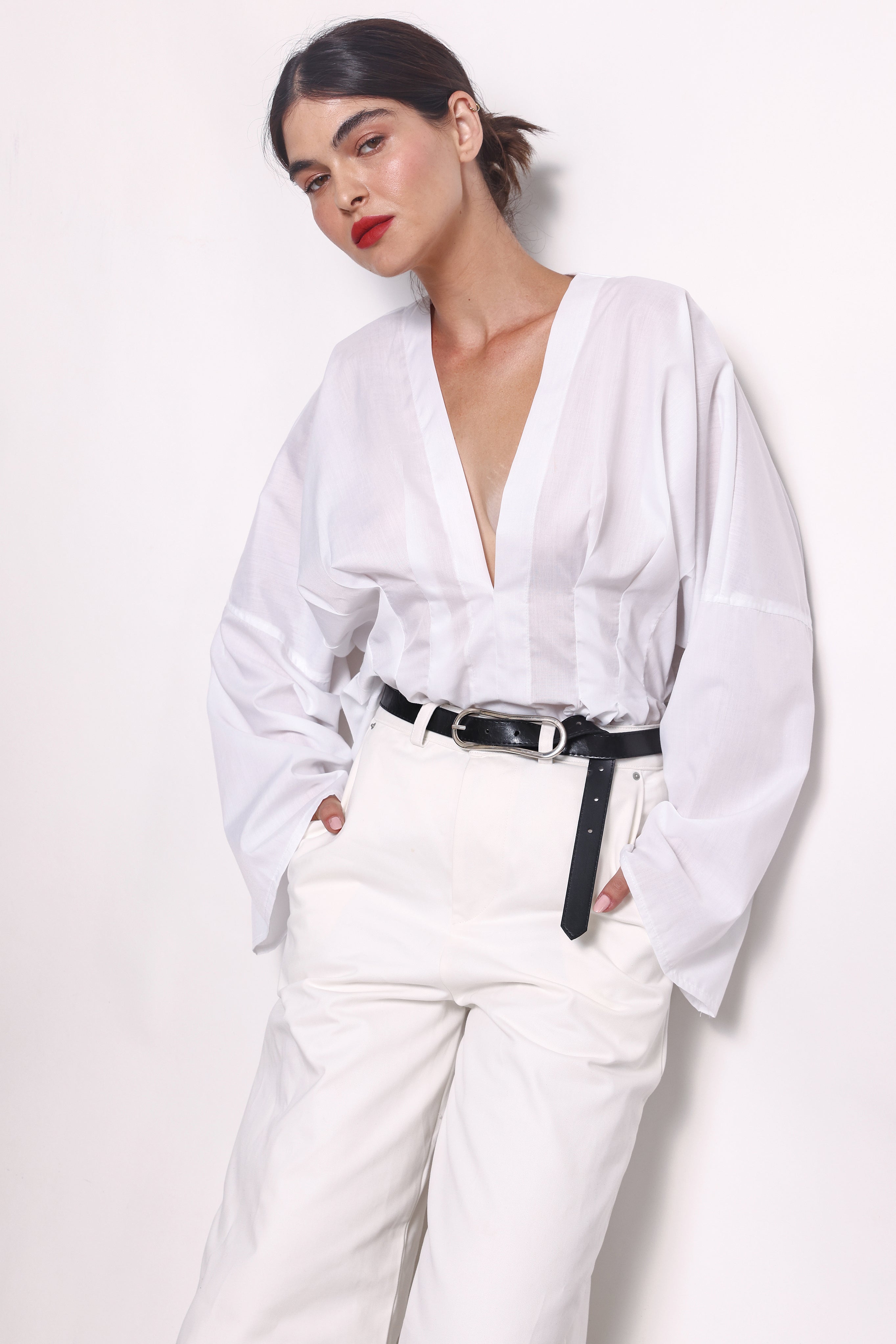 Elliot Shirt - White – ELLALEVY