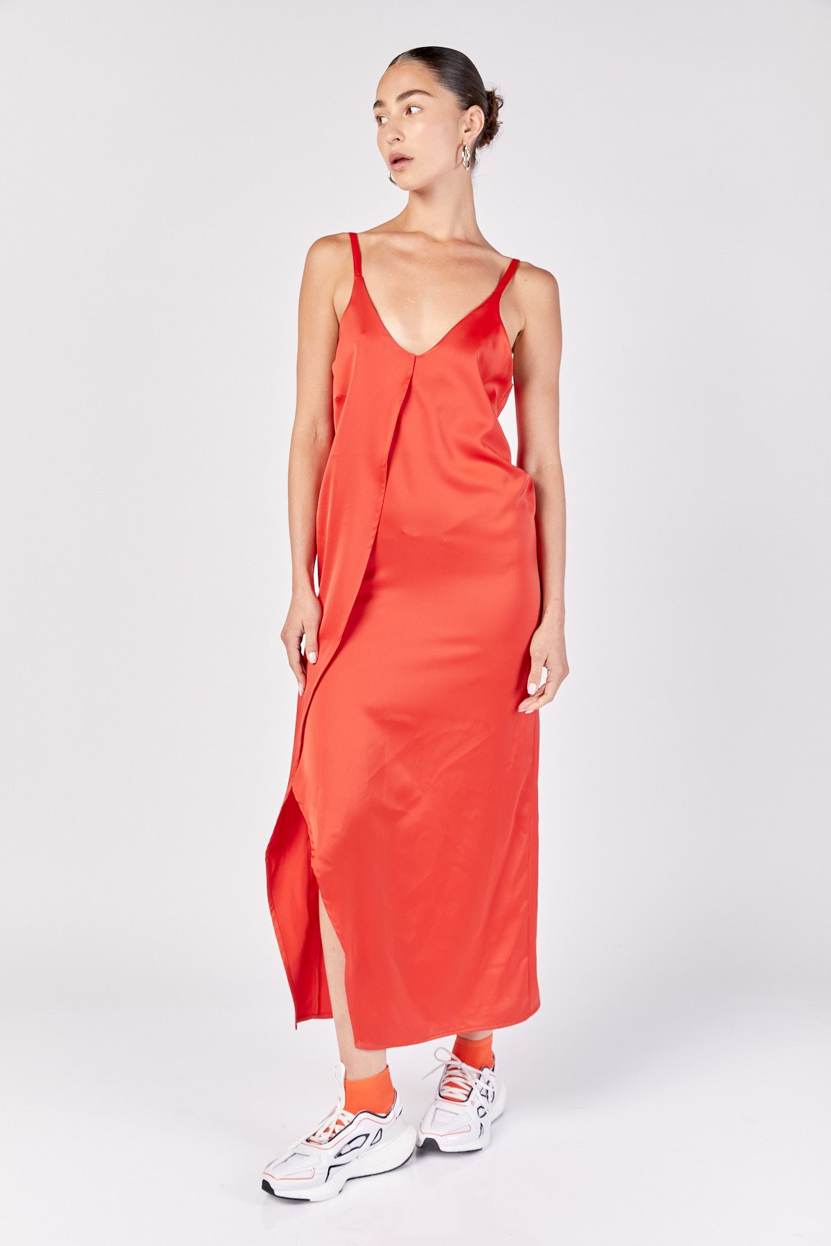 Lara Wrap Dress - Red – ELLALEVY